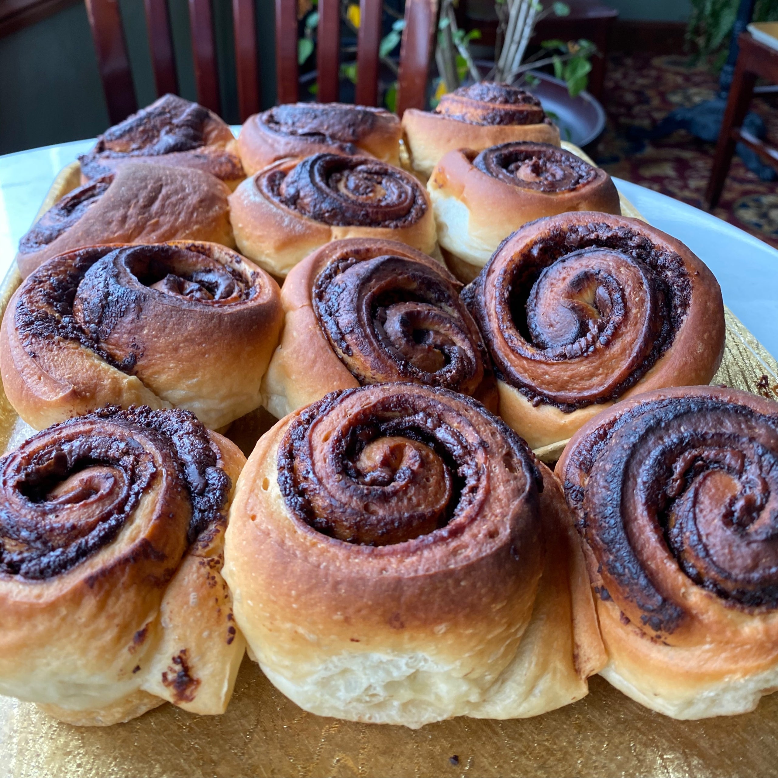 Chocolate Hazelnut Roll | Nomada Bakery
